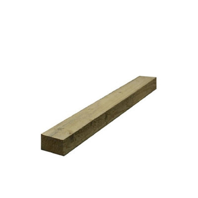 PACK OF 5 (Total 5 Units) - 47mm x 100mm Regularised Treated Sawn ...