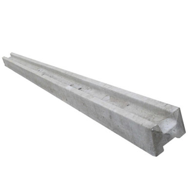 Pack of 5 (Total 5 Units) - Intermediate Concrete Slotted Fence Post ...
