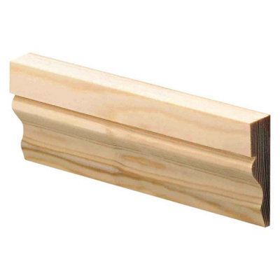 Pack of 5 (Total 5 Units) - Ogee Redwood Architrave - 57mm (H) x 20mm ...
