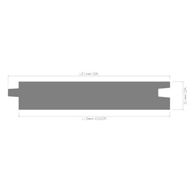 Pack of 5 (Total 5 Units) - Planed T&G Timber Floor Boards - 25mm (W) x ...