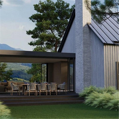 Pack of 5 (Total 5 Units) - Premium Composite Cladding Boards & Batten ...