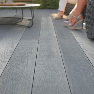 Pack of 5 (Total 5 Units) - Premium Enhanced Grain Composite Decking ...