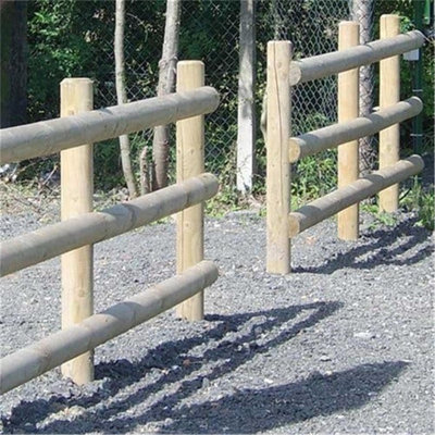 Pack of 5 (Total 5 Units) - Premium Green Treated Chamfered & Pointed ...