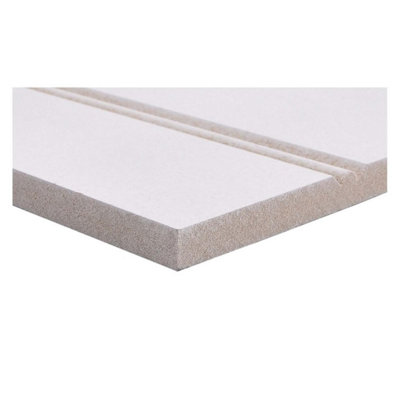Pack of 5 (Total 5 Units) - Primed Moisture-Resistant Cross Grain MDF ...