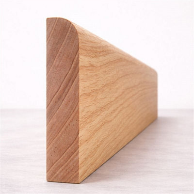 Pack of 5 (Total 5 Units) - Round Edge American Ash Skirting Board ...