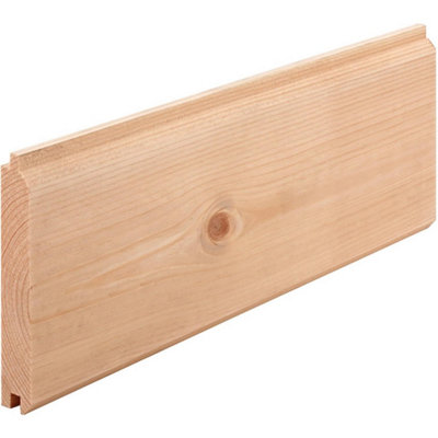 Pack of 5 (Total 5 Units) - Softwood Cladding - 125mm (H) x 19mm (T)x ...