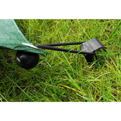 pack of 50 x 8"(20cm) bungee ball/elasticated toggle,shock cord ties ...