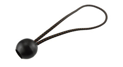 pack of 50 x 8"(20cm) bungee ball/elasticated toggle,shock cord ties ...