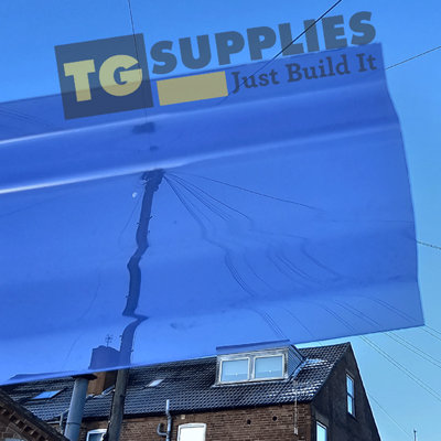 Pack of 6 - High Impact Sunruf Translucent PVC Corrugated Greca Box ...