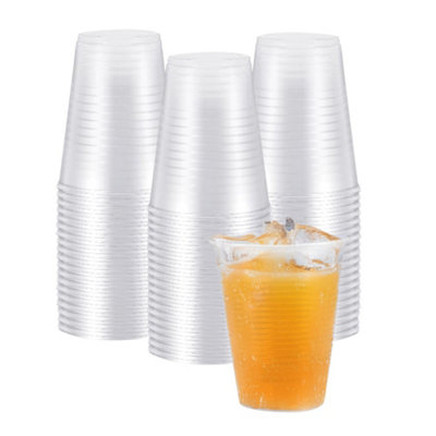 Pack Of 600 Disposable Drinking Cups Clear Drink Refreshment Home Work ...
