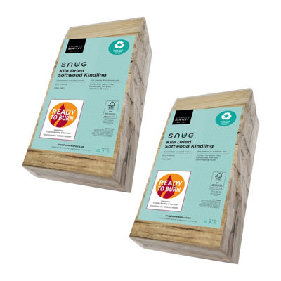 Pack of Mixed FSC Pine Kiln Dried Kindling - 4KG | DIY at B&Q