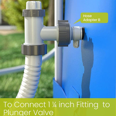 Pack Pool Hose Adapter B,Hose Conversion Kit for Intex Filter Pump,1.5 ...