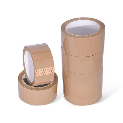 Packing Parcel Packaing 2 Inch Tape 48mm x 66m Strong Heavy Duty Brown ...