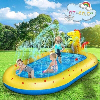 Paddling Pools For Kids Inflatable Sprinkler Mat Swimming Pool For ...