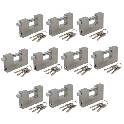 Padlock Steel Security Shutter Lock Container Door 100mm Rotating ...