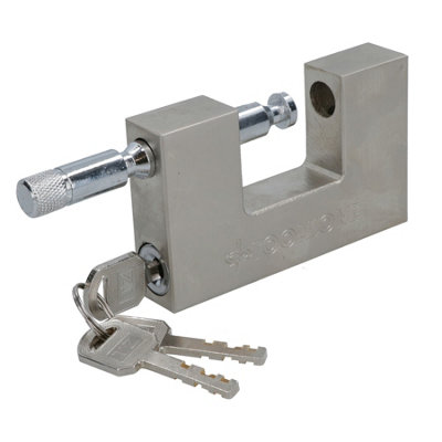 Padlock Steel Security Shutter Lock Container Door 100mm Rotating Shackle