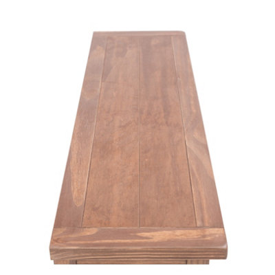 Padua Lacquered 2 Drawer Console Table Brass Drop Handle