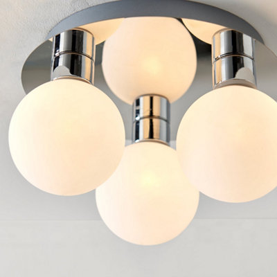 Pagazzi Tago 3 Light Semi Flush Ceiling Light | DIY at B&Q