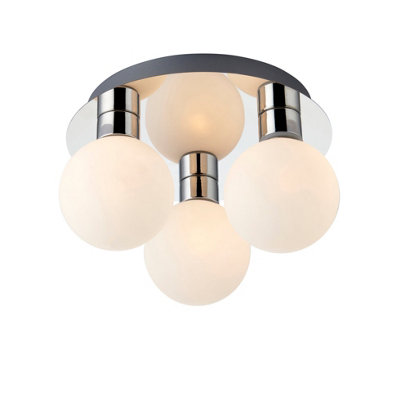 Pagazzi Tago 3 Light Semi Flush Ceiling Light