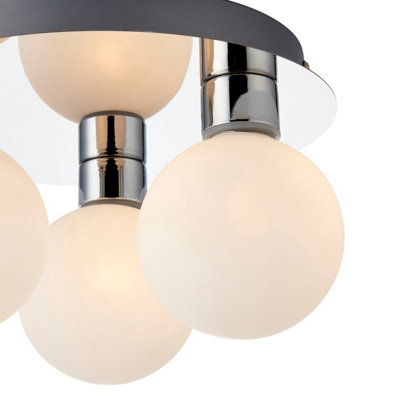 Pagazzi Tago 3 Light Semi Flush Ceiling Light