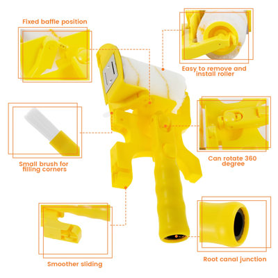 Paint Edger Roller Brush Kit for Wall Painting and Home Decoration