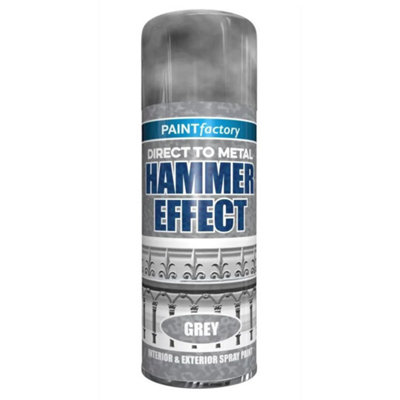 Paint Factory Hammered Effect Paint Grey 400ml