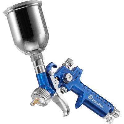 Paint Guns Set of 3 - HVLP, 0.8, 1.3 and 1.7 mm nozzle, microfibre ...