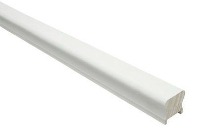 Paint Ready Handrail 41mm HDR Stair Handrail and Base Rail Set (H)59mm ...