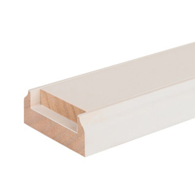 Paint Ready Handrail 41mm HDR Stair Handrail and Base Rail Set (H)59mm ...