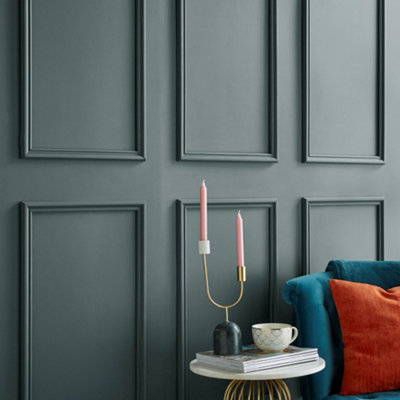 Paint Ready Wall Panel Kit 3 Panels Dado Rail 1800mm Mix and Match (H ...