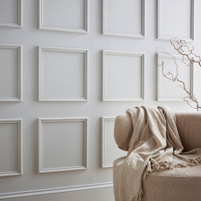 Paint Ready Wall Panel Kit 3 Panels Mix and Match (H) 420mm x (H) 420mm ...