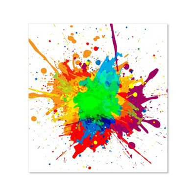 Paint Splash Premium Glass Kitchen Splashback W600mm x H750mm