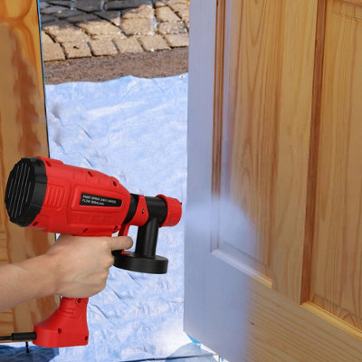 Paint Sprayer 700W, Electric Spray Gun for Outdoor & Indoor Jobs Ideal ...