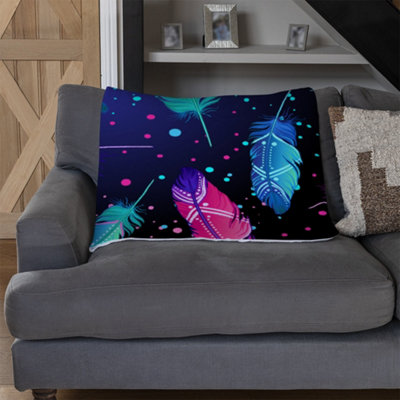 Painted bird feathers (Blanket) / Default Title