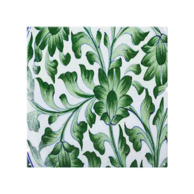 Painted Pottery Pattern Splash Back designer style