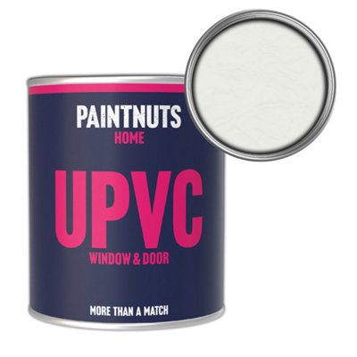 PaintNuts UPVC Door & Window Satin Paint - Signal White - 2.5L Tin at B&Q