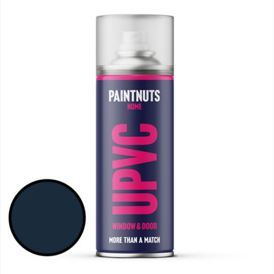 PaintNuts UPVC Door & Window Satin Paint - Steel Blue - 400ml Spray Can ...