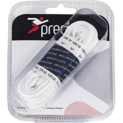 PAIR - 180cm White Oval Shoe Laces - Sporting Trainer Football Boot ...
