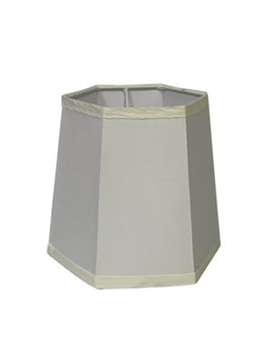 Pair Harvard Antique Brassed Touch Table Lamp with Cream Hexagon Shade ...
