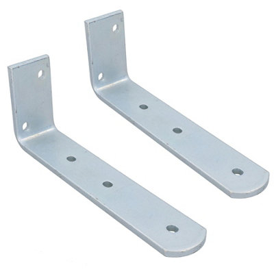 Pair Long Trailer Mudguard Angle (LARGE) Bracket HEAVY DUTY 90 Corner ...