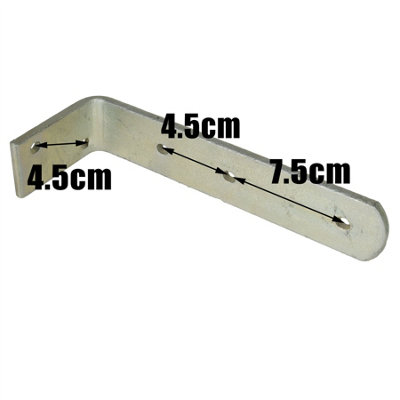 Pair Long Trailer Mudguard Angle (LARGE) Bracket HEAVY DUTY 90 Corner ...
