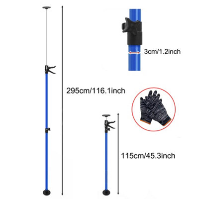 Pair of Adjustable Ceiling & Cabinet Support Props 115-290cm - 40kg ...