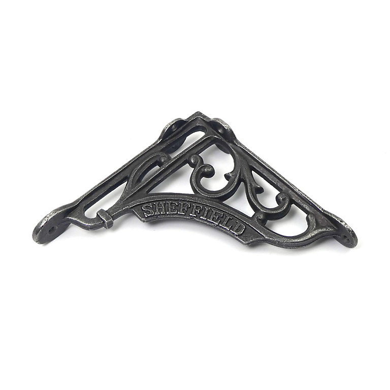 Pair of Antique Cast Iron Sheffield Shelf Bracket Antique Cast Iron 150 ... Pair of Antique Cast Iron Sheffield Shelf Bracket Antique Cast Iron 150 ...