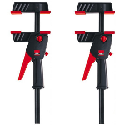 Pair of Bessey Duo Klamp One Handed Clamps Parallel Clamping DUO 300/85 ...