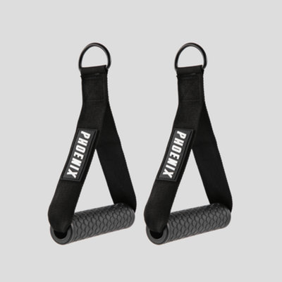 Pair of Exercise Handles for Resistance and Strength Workouts
