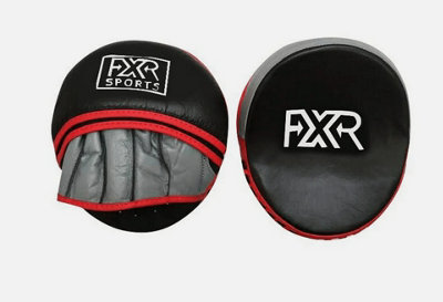 PAIR OF GENUINE LEATHER MINI CURVED FOCUS PADS