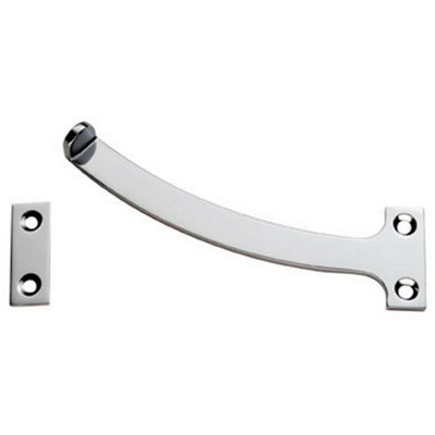 PAIR Quadrant Arm Casement Window Stay 150mm Polished Chrome Window ...