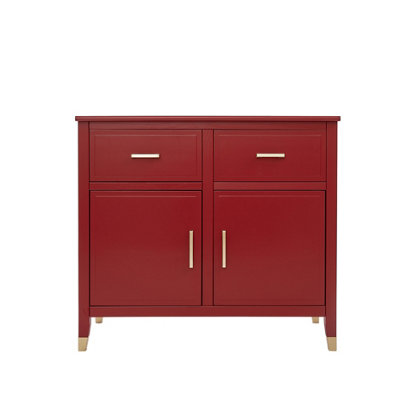 Palazzi 2 Door 2 Drawer Sideboard Red