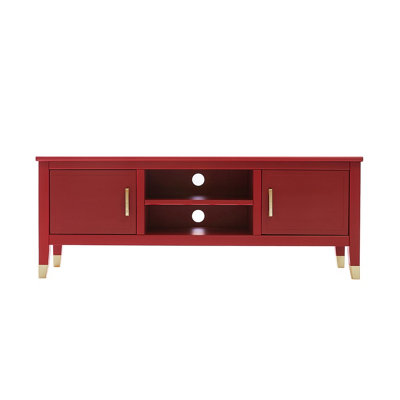 Palazzi 2 Door TV Unit Red H45 W120 D35cm