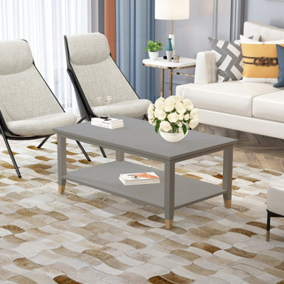 Palazzi Coffee Table H45 W100 D56cm Grey | DIY at B&Q